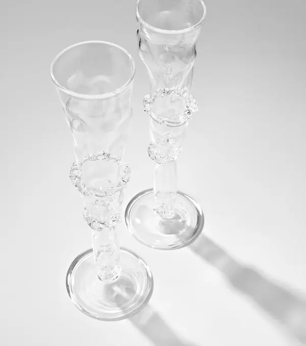 ALEXANDER KIRKEBY Crystal Champagne Flute