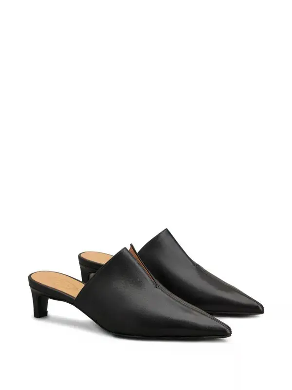 TOD'S Pointed-toe Heeled Mules - Black