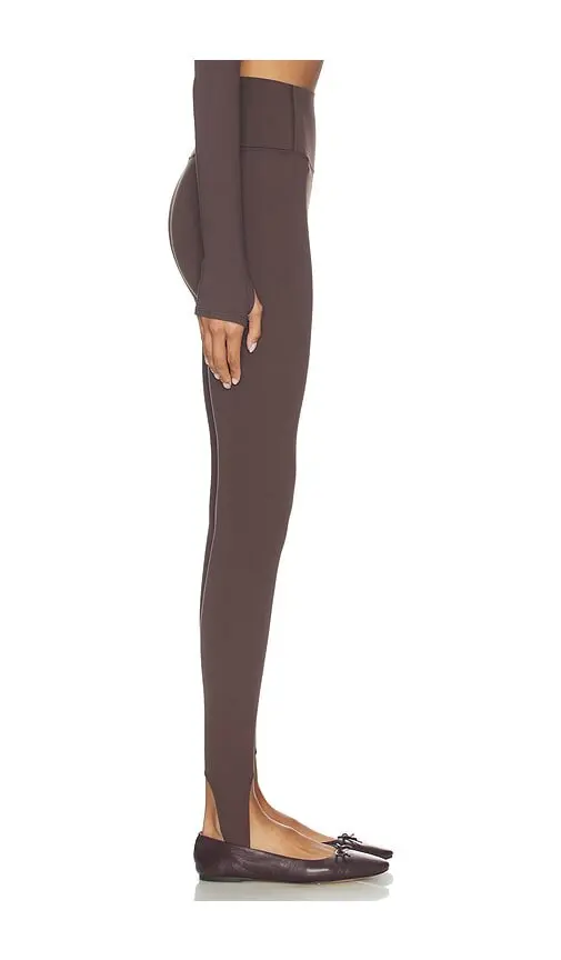 Splits59 River High Waist Airweight Stirrup Legging In . Also - Chocolate