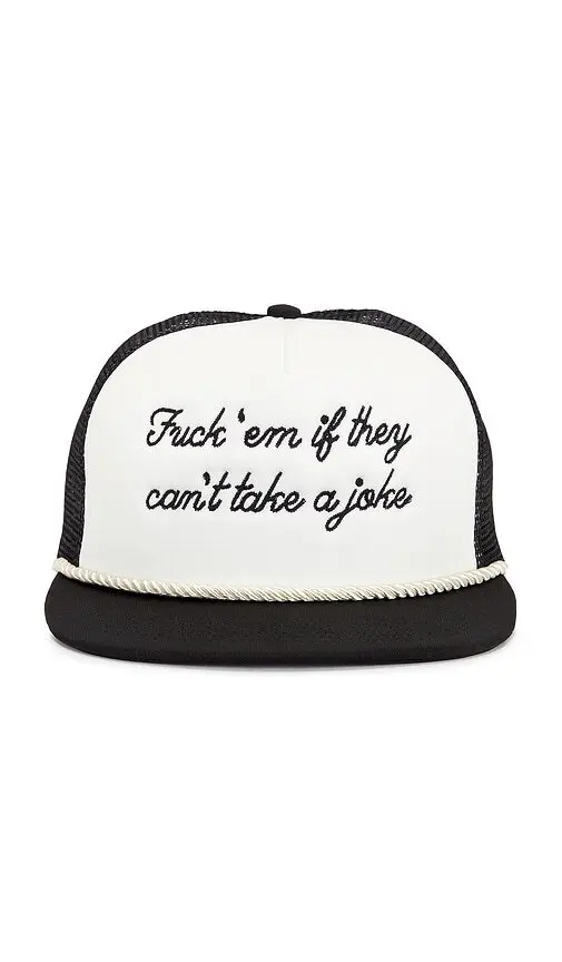 REMINGTON STONE Embroidered Trucker Cap - Black