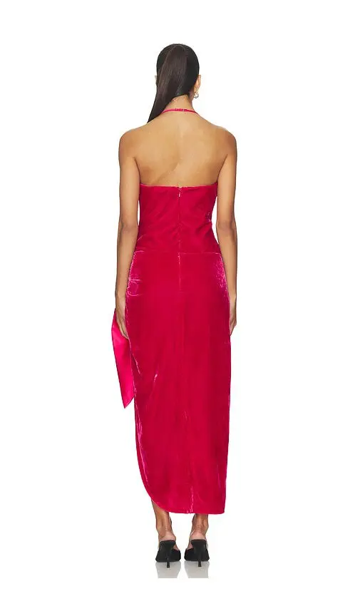 Cinq À Sept Noah Velvet Dress - Pink