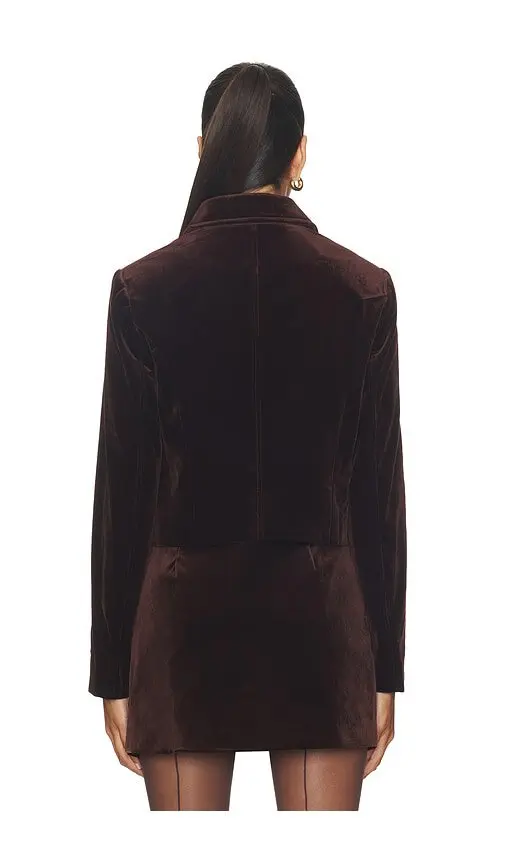 Astr The Label Vox Velvet Jacket