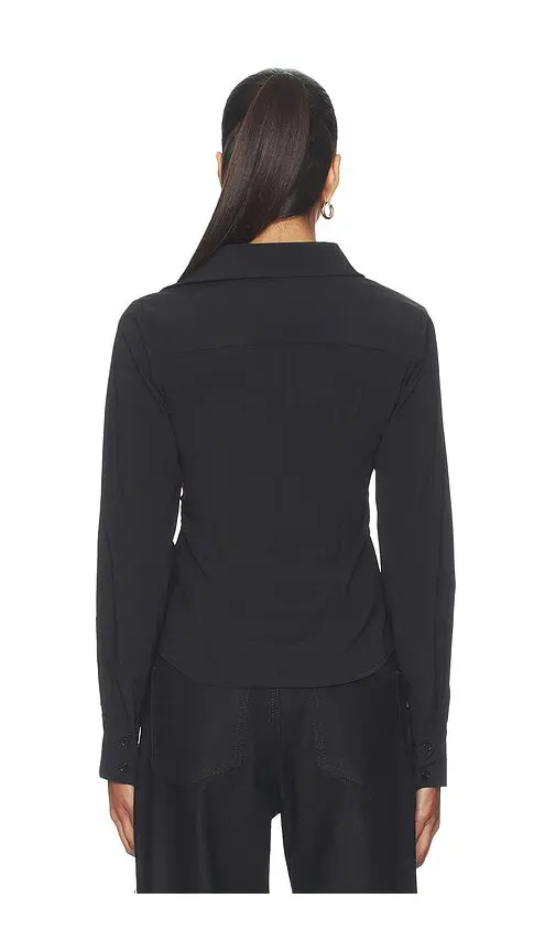 ALL THE WAYS Millie Button Up Top In . Also - Black