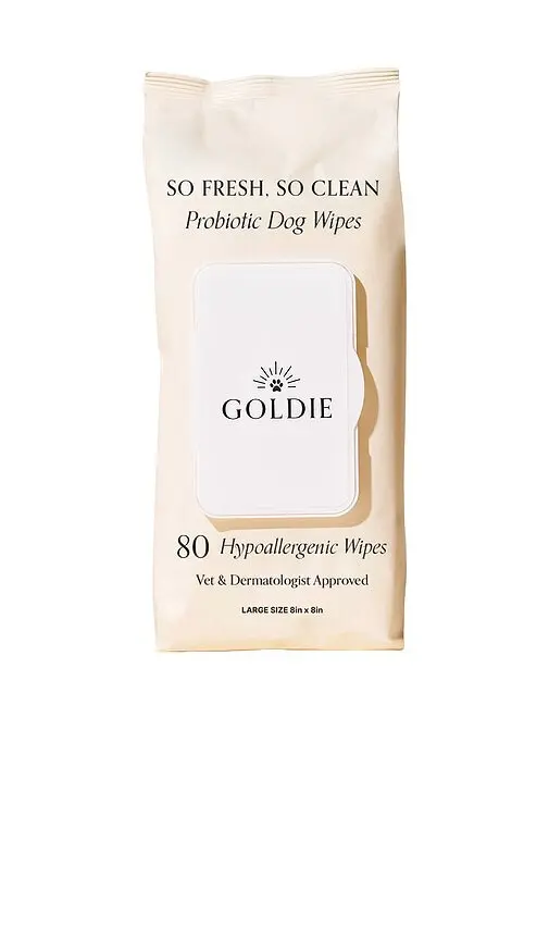 GOLDIE DOG ESSENTIALS So Fresh, So Clean Probiotic Wipes - Ivory