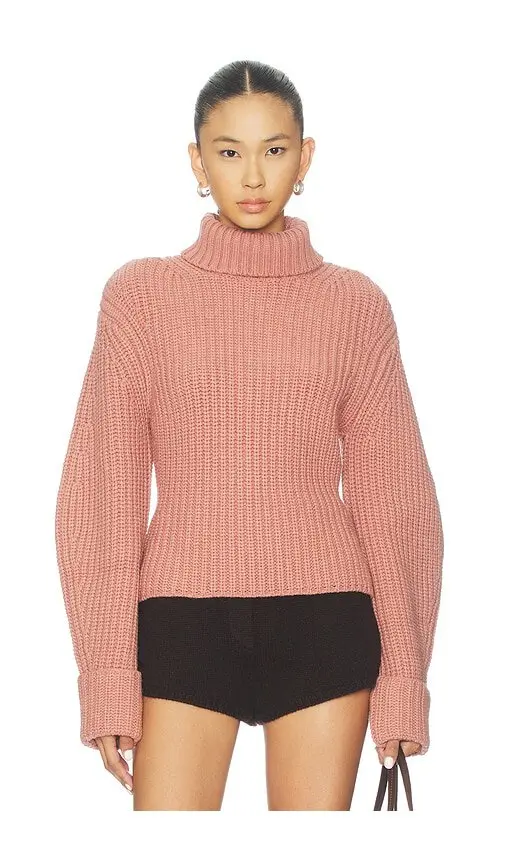 LOVERS AND FRIENDS Aimee Mock Neck Sweater