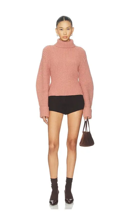 LOVERS AND FRIENDS Aimee Mock Neck Sweater