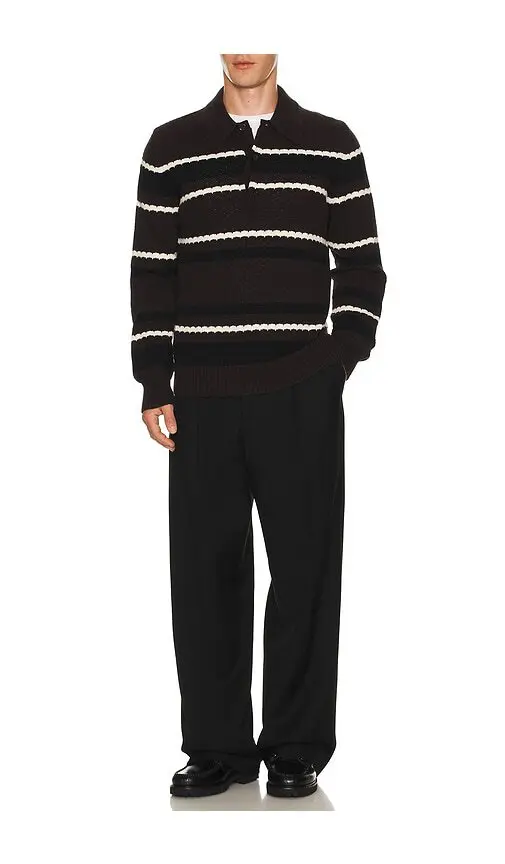 Nn07 Alfie Polo In . Also - Brown