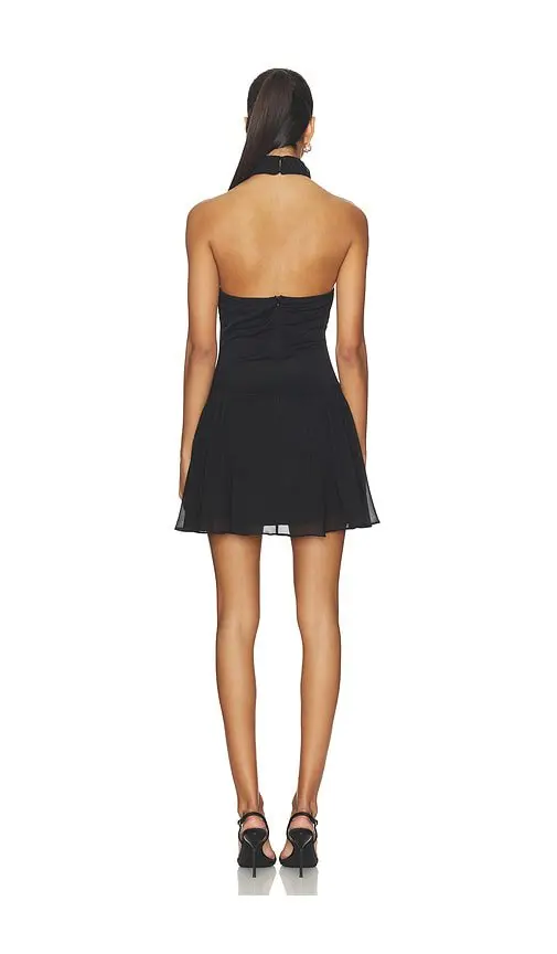 MORE TO COME Martina Mini Dress - Black