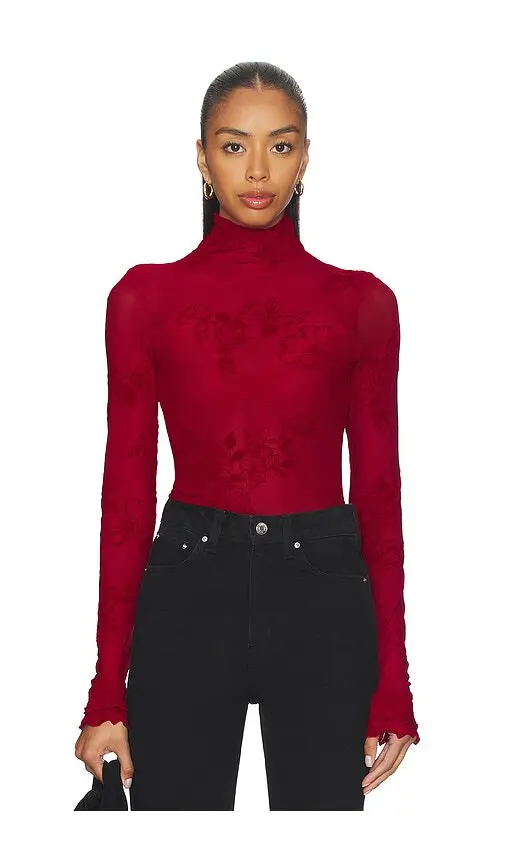 Free People You Decide Long Sleeve - Red