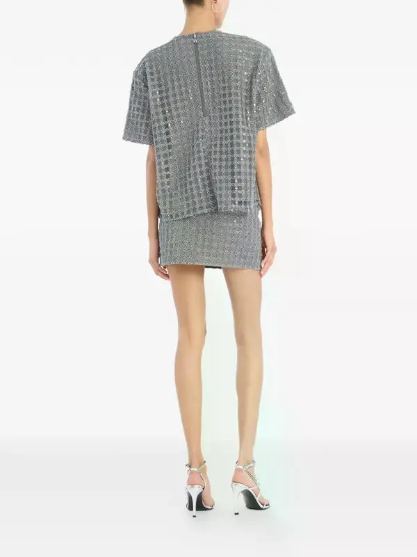 ROTATE BY BIRGER CHRISTENSEN Beaded T-shirt