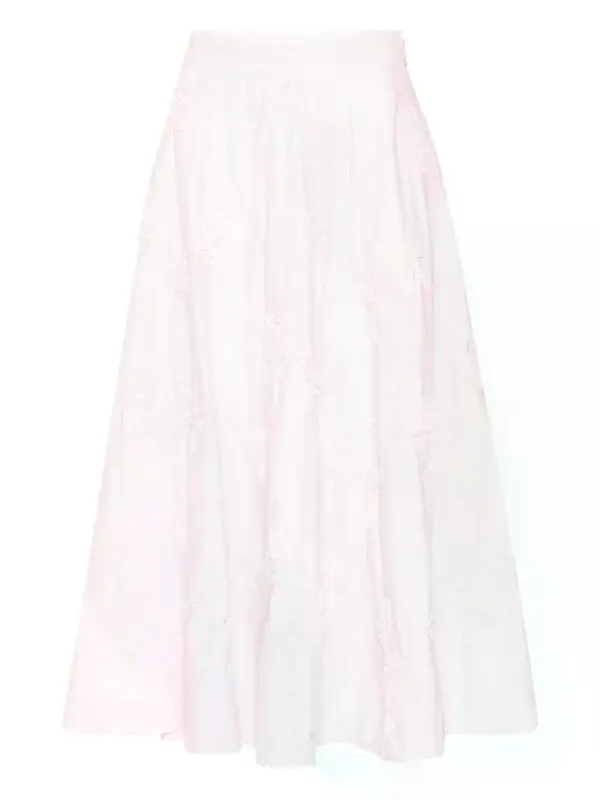 ROTATE BY BIRGER CHRISTENSEN Midi Skirt - Pink