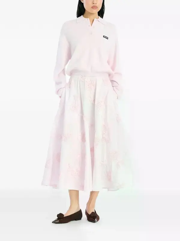 ROTATE BY BIRGER CHRISTENSEN Midi Skirt - Pink