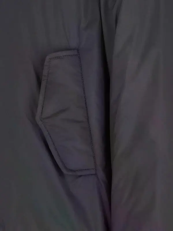 Herno Zip-up Jacket With High Neck And Buttoned Cuffs