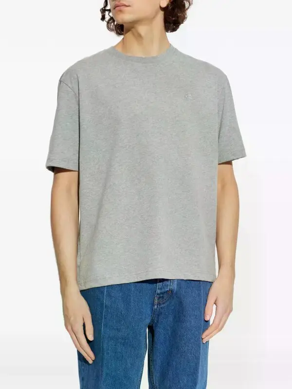 Etro Embroidered T-shirt - Grey