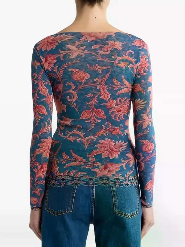 Etro Floral-motif Stretch Sweater