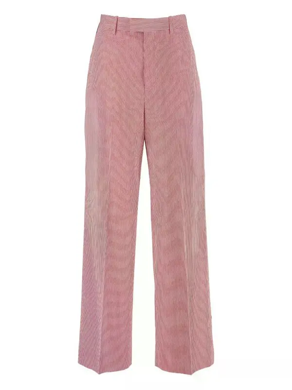 ARMARIUM Juno Striped Tailored Trousers - Red