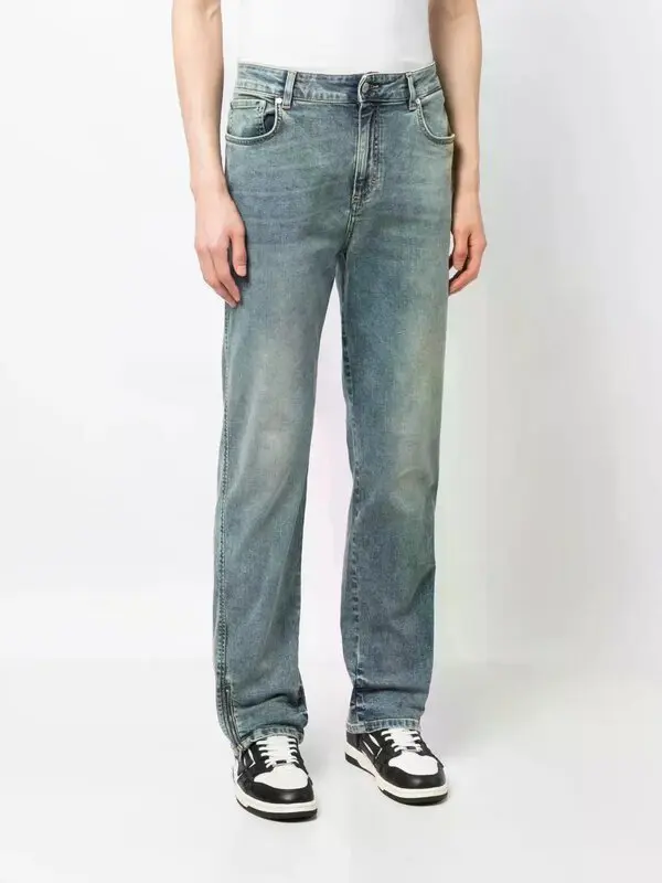 REPRESENT Mid-rise Straight-leg Jeans