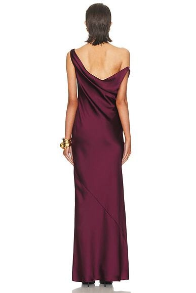Norma Kamali Drop Shoulder Maria Gown