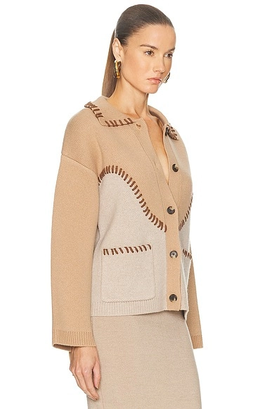 Simkhai Chesney Oversized Cardigan With Fringe