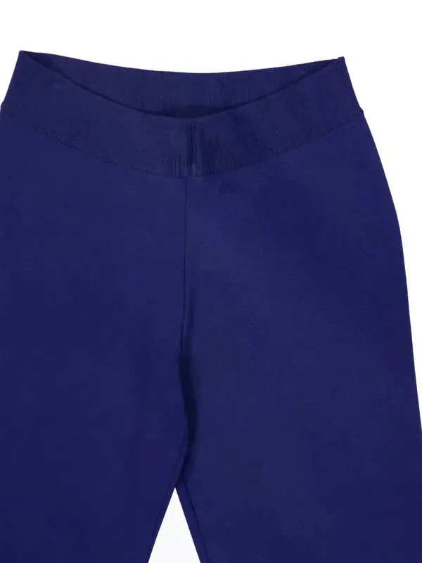 Stella McCartney Flared Knit Trousers - Blue