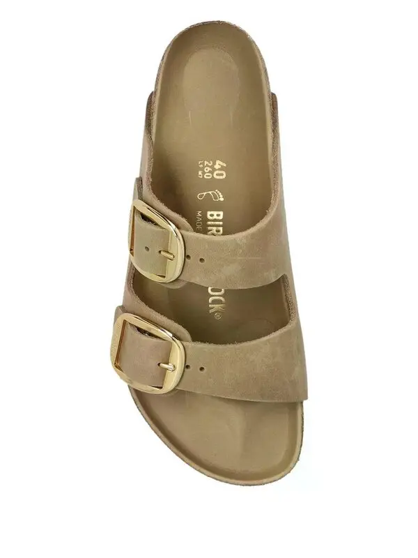BIRKENSTOCK Arizona Double Strap Buckle Sandals - Neutrals