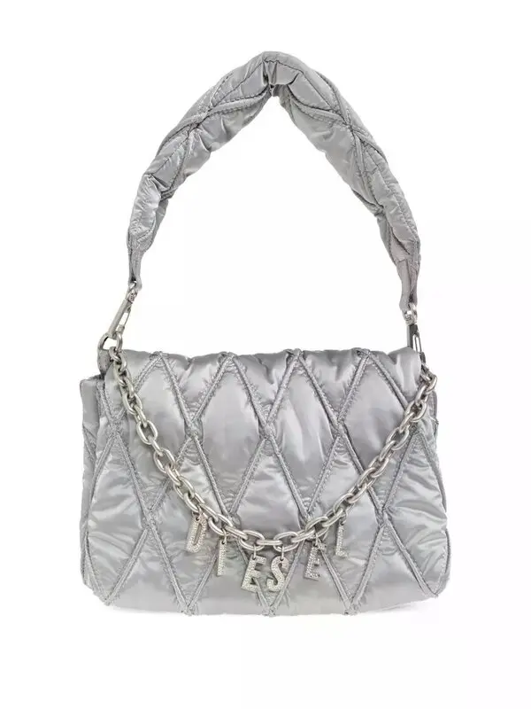 DIESEL® Charm-d Shoulder Bag - Silver