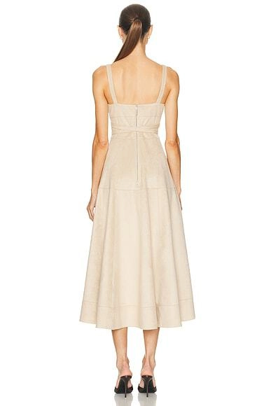 Alexis Kendra Faux Suede Midi Dress - Dune
