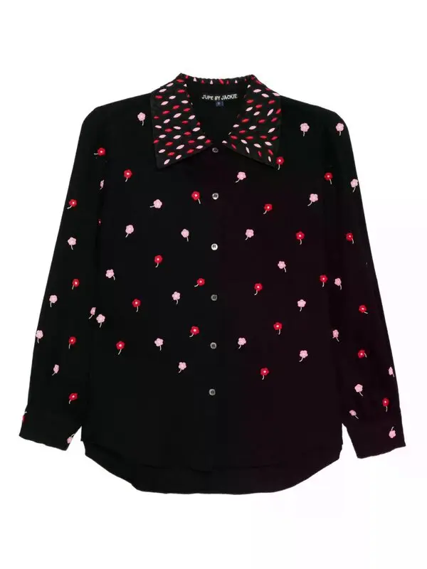JUPE By Jackie Alvisse Embroidered Shirt