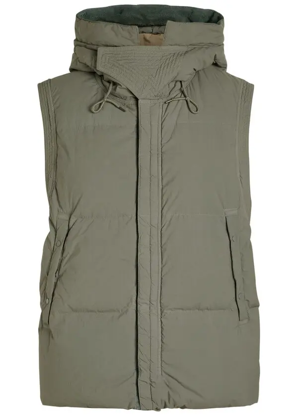 TEN C Padded Hooded Shell Gilet