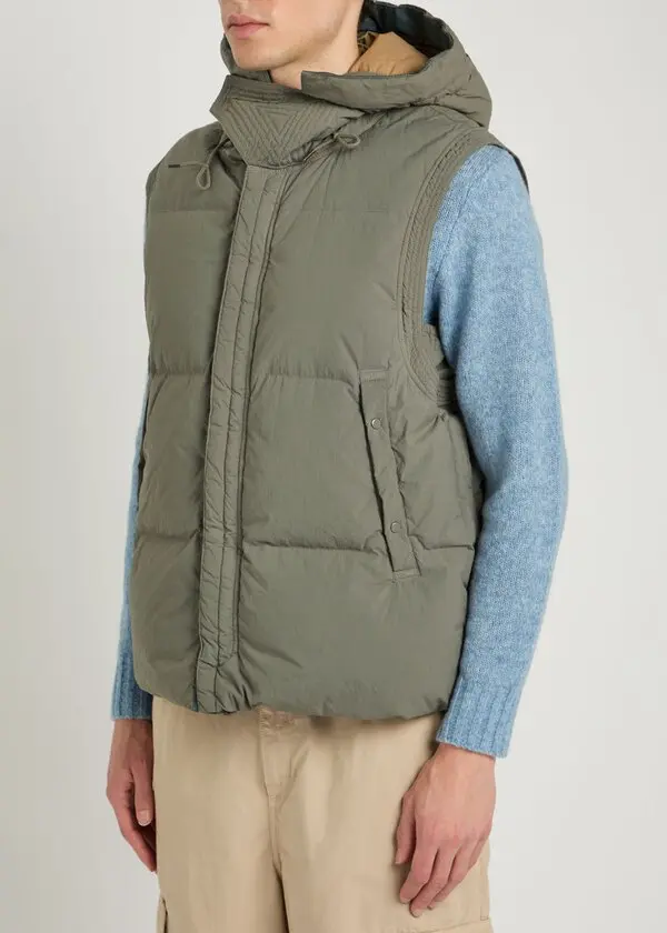 TEN C Padded Hooded Shell Gilet