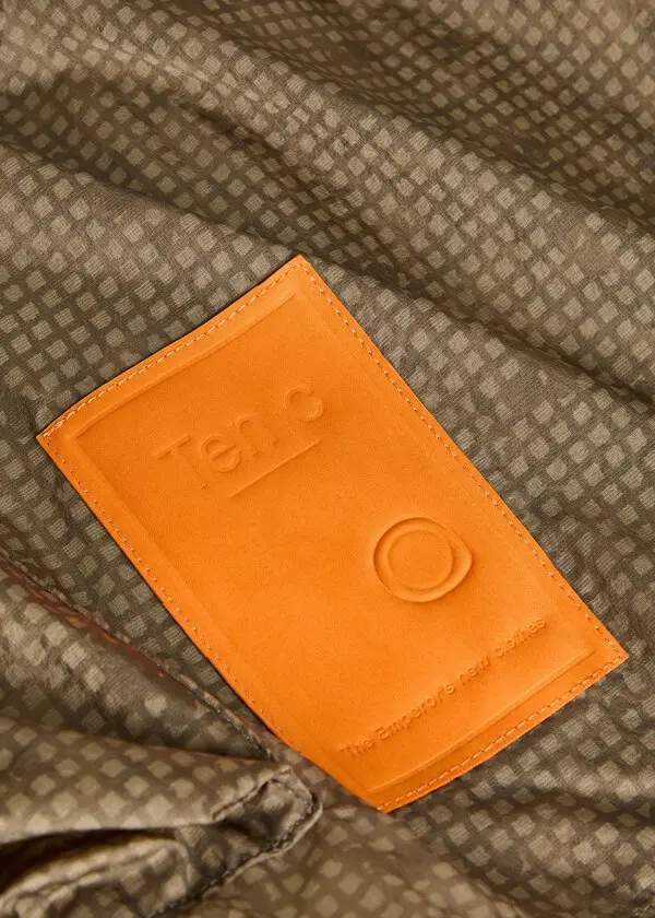 TEN C Checked Hooded Shell Jacket