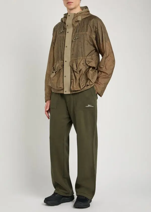 TEN C Straight-leg Cotton Sweatpants