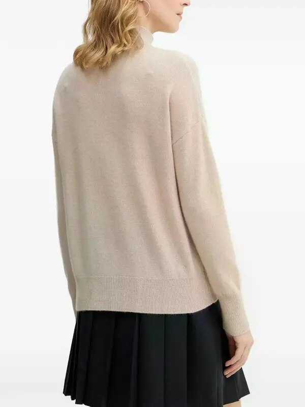 From Future Heart High-neck Cashmere Sweater - Neutrals