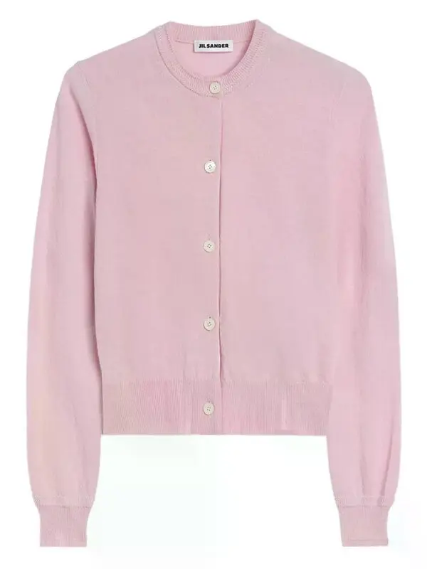 JIL SANDER Crew Neck Cardigan