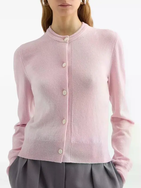 JIL SANDER Crew Neck Cardigan
