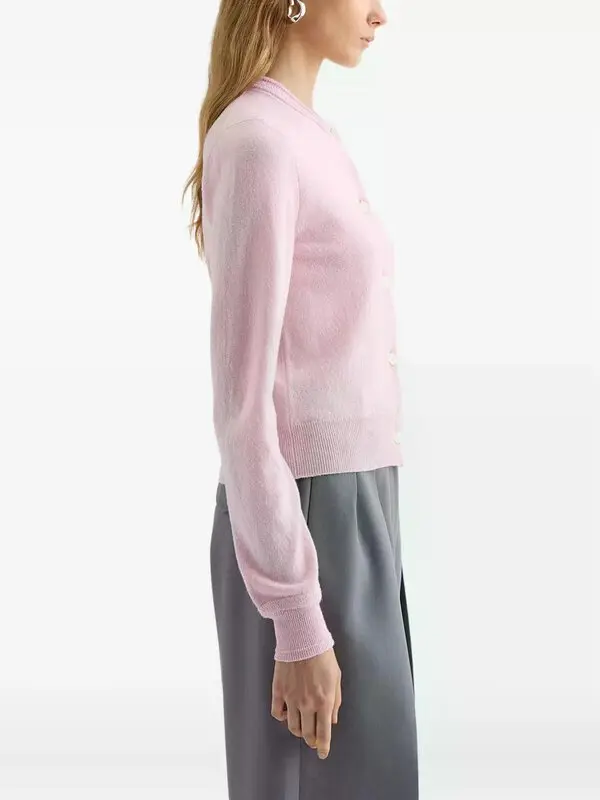 JIL SANDER Crew Neck Cardigan