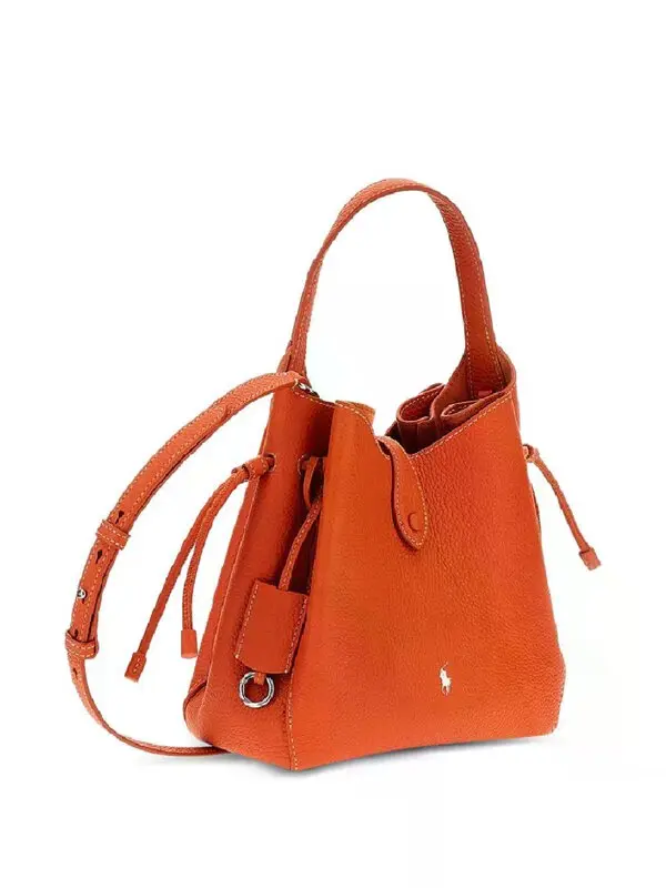 Polo Ralph Lauren Grained Leather Shoulder Bag