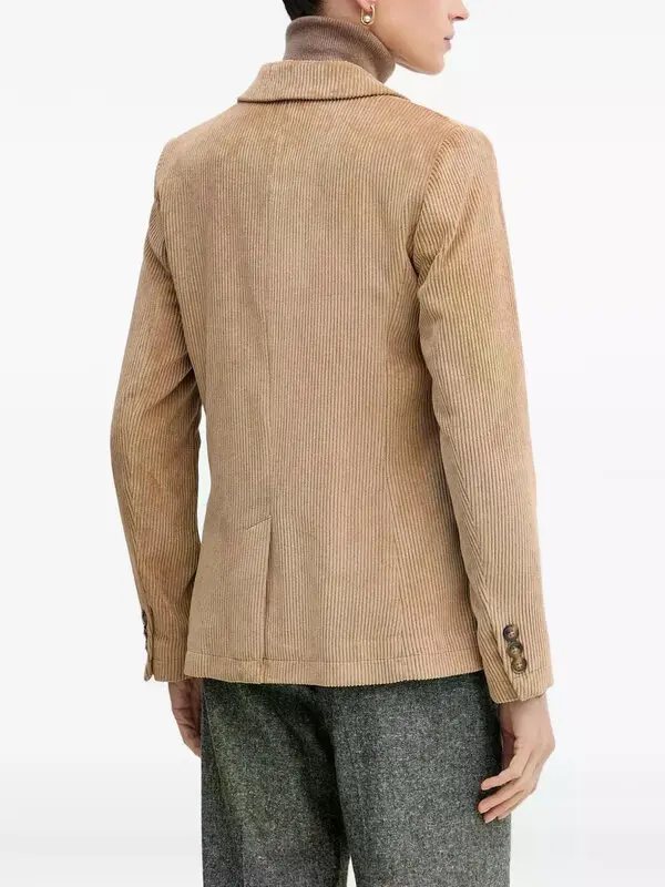 BENETTON Corduroy Buttoned Blazer
