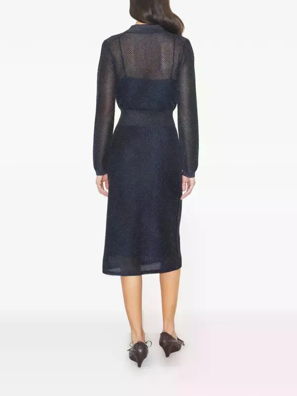 Tory Burch Collared Polo Midi Dress