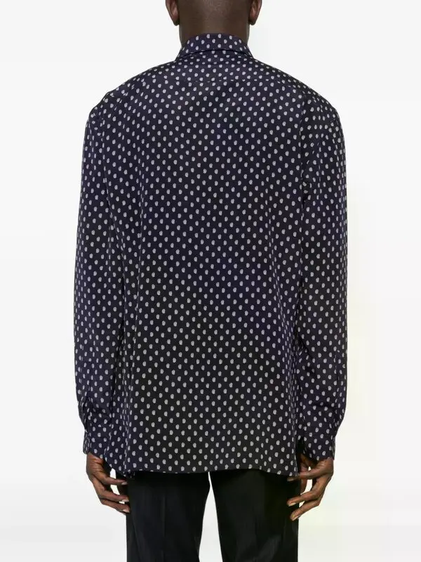 TOM FORD Paisley-pattern Shirt - Blue