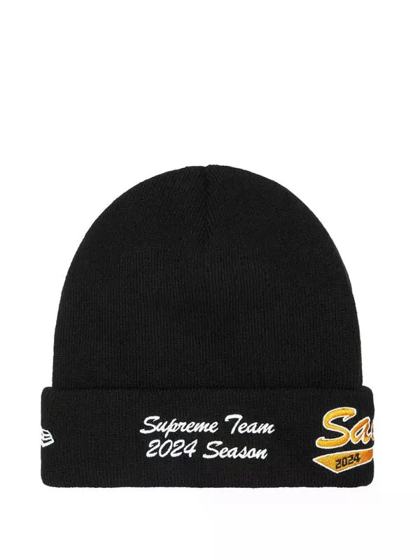 Supreme X New Era Beanie Hat - Black
