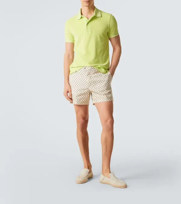TOM FORD Cotton-blend Terry Polo Shirt - Green