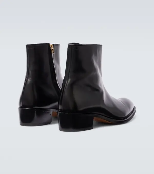 TOM FORD Vincent Zip Up Ankle Boots