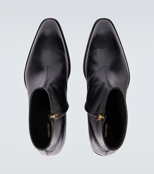 TOM FORD Vincent Zip Up Ankle Boots