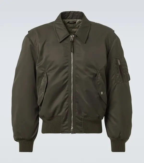 TOM FORD Satin Bomber Jacket