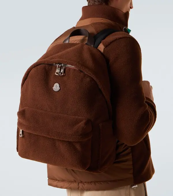 Moncler Pierrick Teddy Backpack - Brown