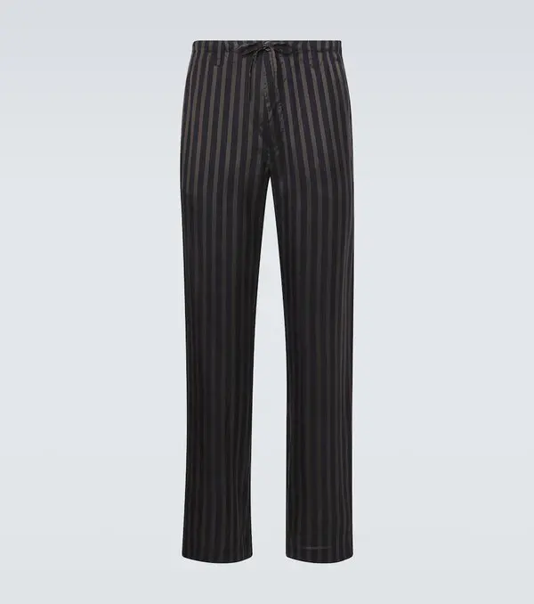 Dries Van Noten Mid-rise Straight Leg Trousers