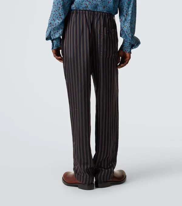 Dries Van Noten Mid-rise Straight Leg Trousers