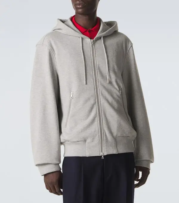 Dries Van Noten Cotton Zip-up Hoodie