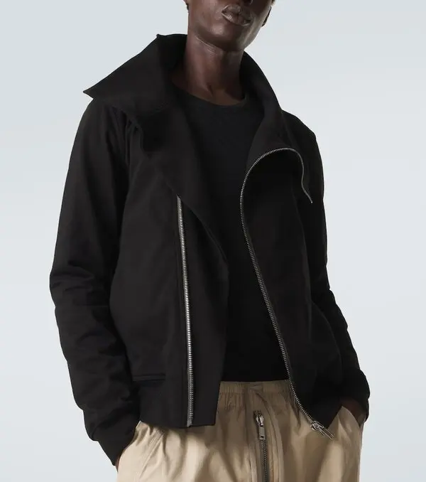 Rick Owens Cotton Jacket - Black